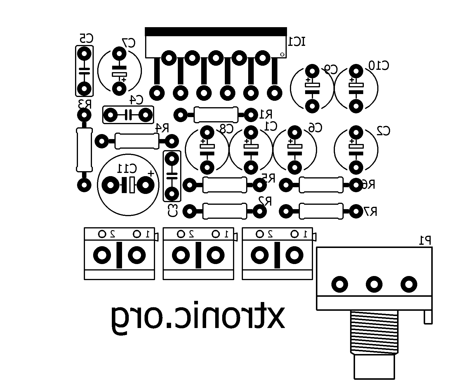 Tda2005 Power Amplifier Btl Silk - Xtronic.org