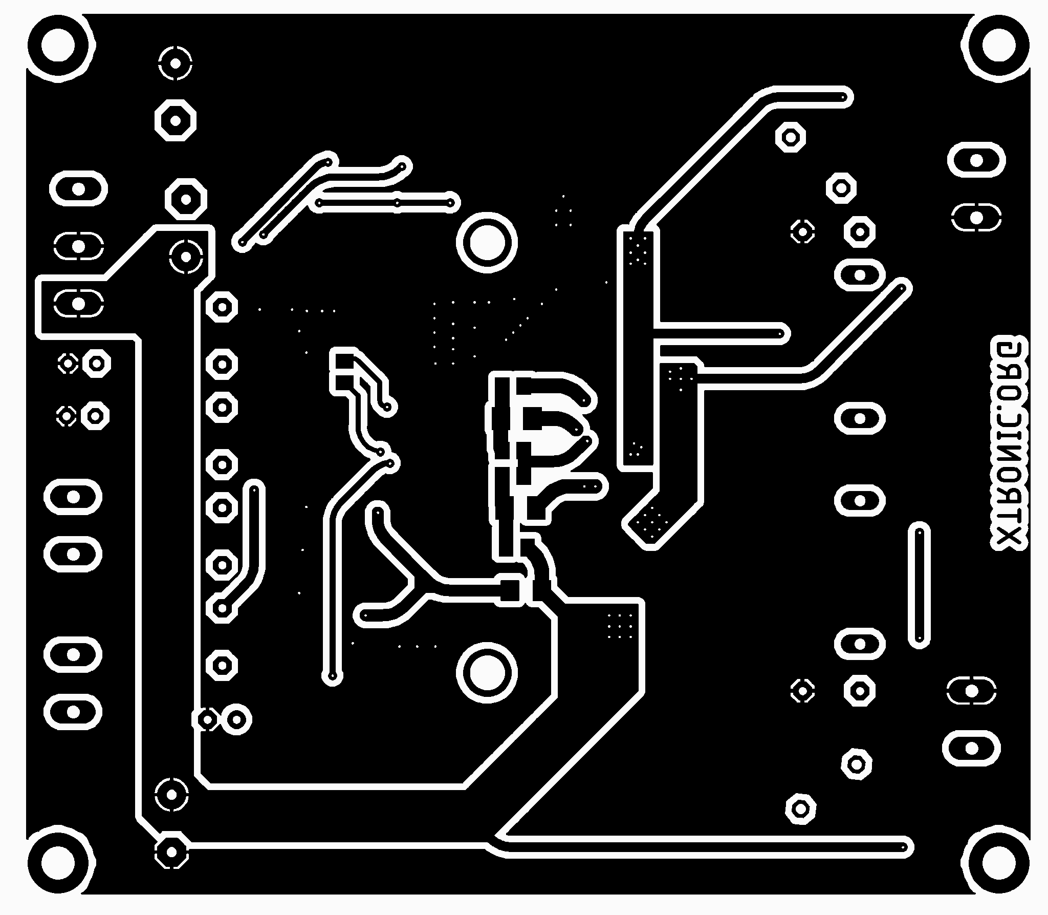 TDA8954th Amplifier Board Circuit Diagram 2x 210W - Xtronic