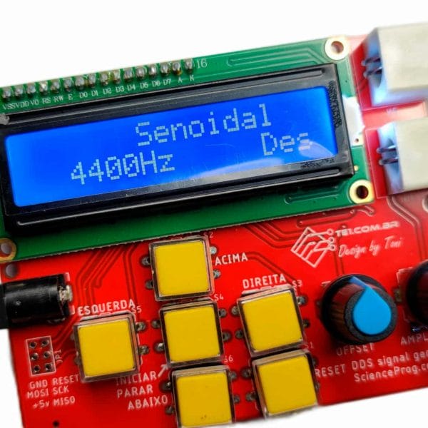 Dds Signal Generator With Avr Sine Square Ecg 8mhz Xtronic
