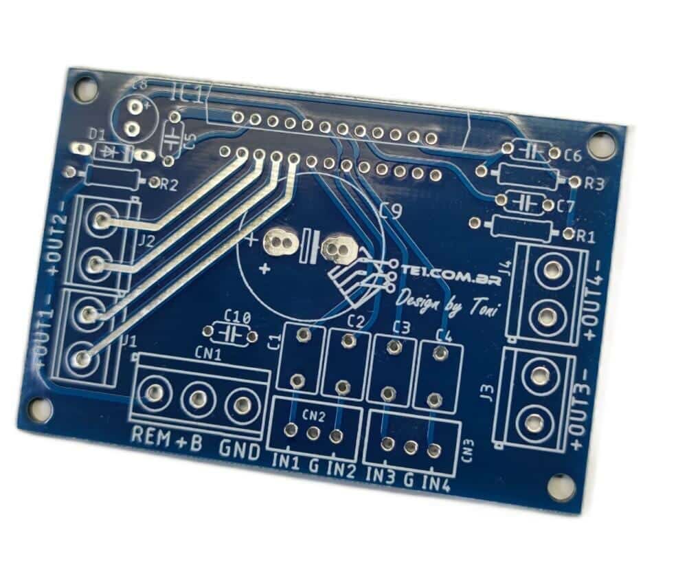 Audio Power Amplifier Circuit With TDA7388 Or TDA7850 - Xtronic