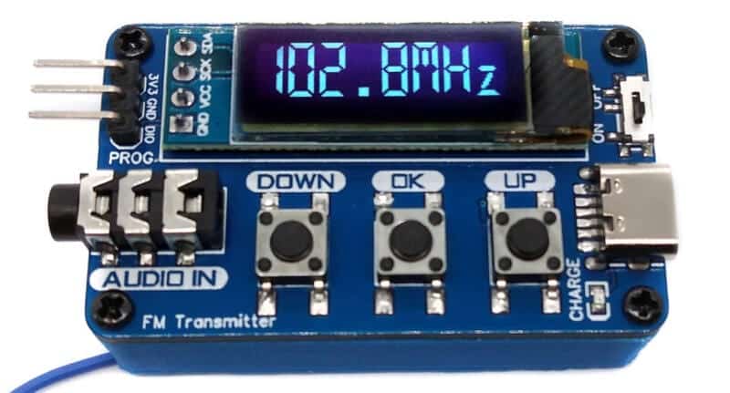 KT0803k Digital Stereo FM Transmitter Circuit - Xtronic