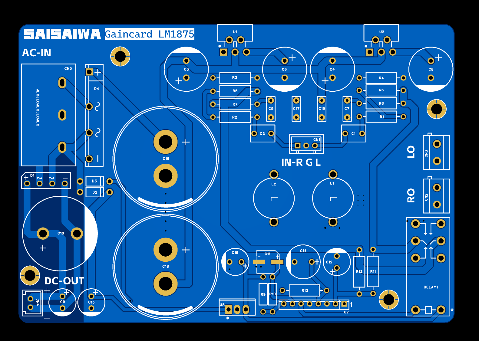LM1875 GC GainClown HIFI Power Amplifier - Xtronic
