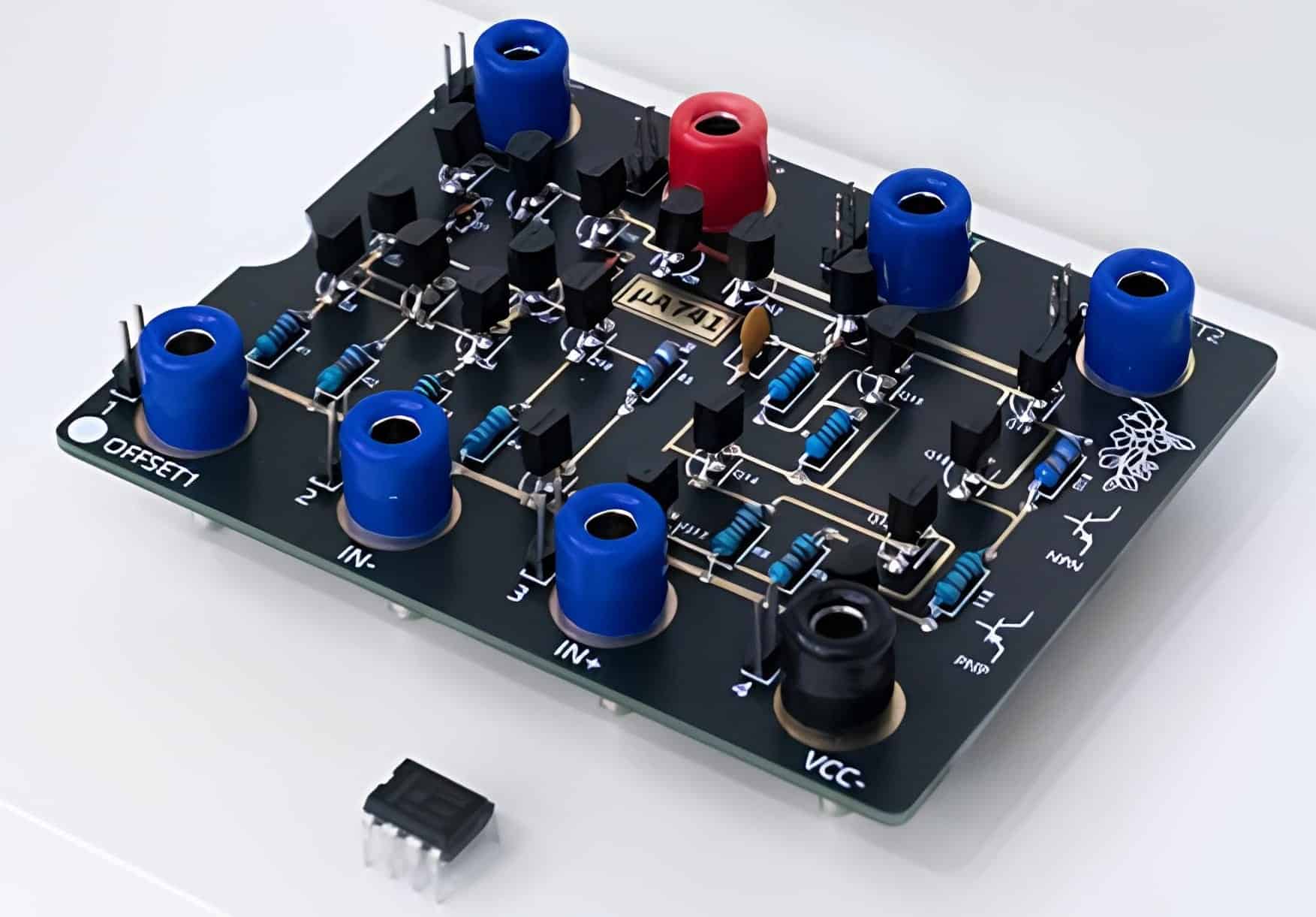 Build Discrete Homemade 741 DIY Using Transistor - Xtronic