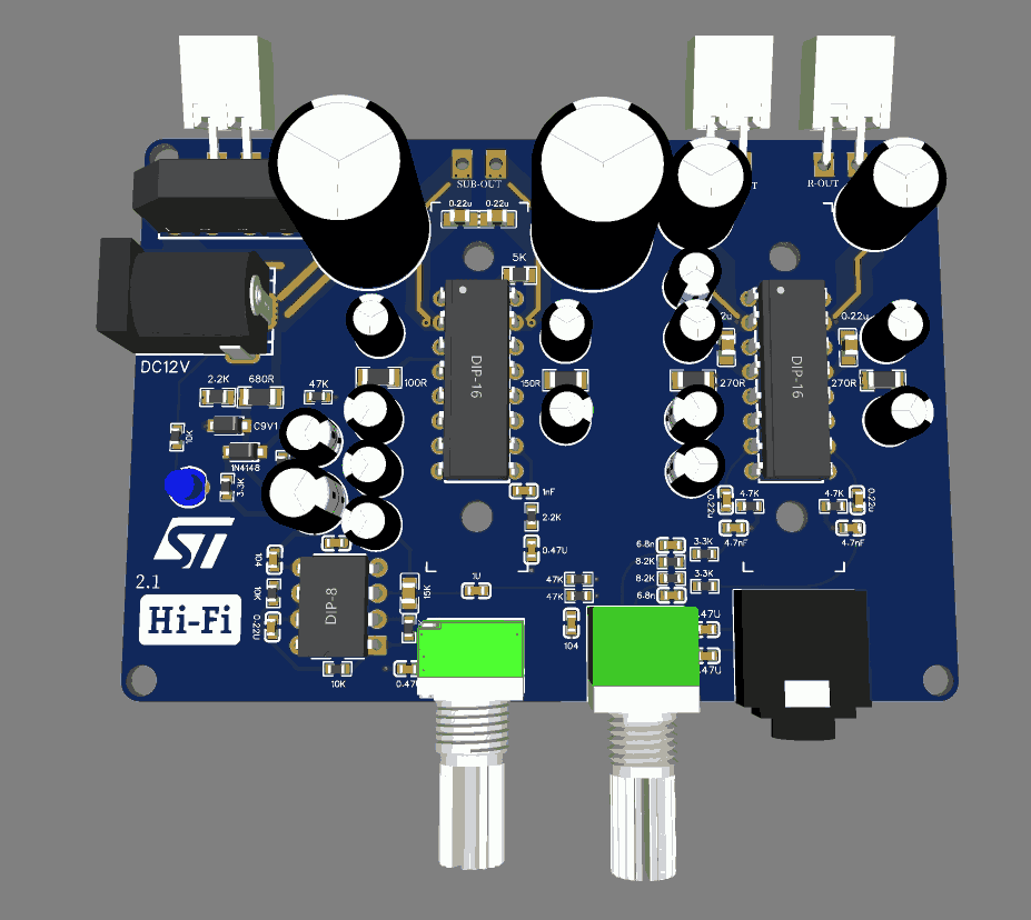 TEA2025 2.1 Subwoofer Power Audio Amplifier Circuit - Xtronic